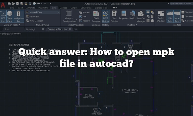 Quick answer: How to open mpk file in autocad?