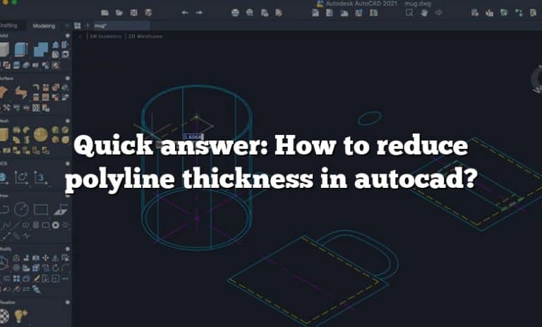 Quick answer: How to reduce polyline thickness in autocad?