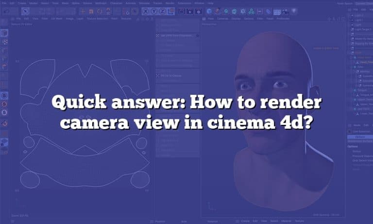 Quick answer: How to render camera view in cinema 4d?