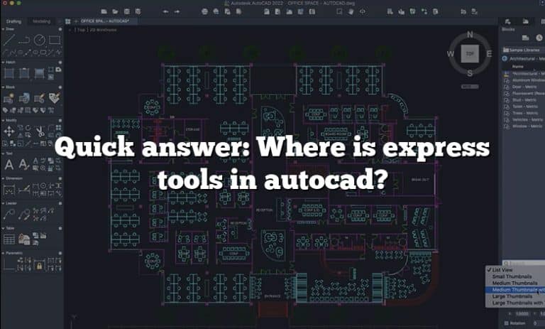 Quick answer: Where is express tools in autocad?