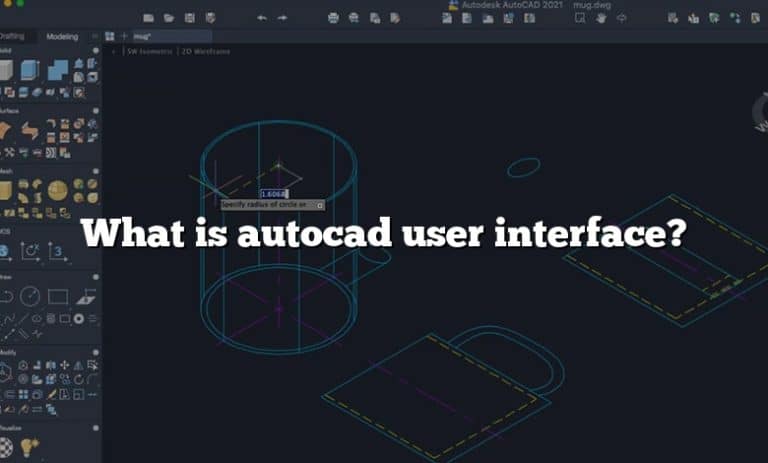 What is autocad user interface?