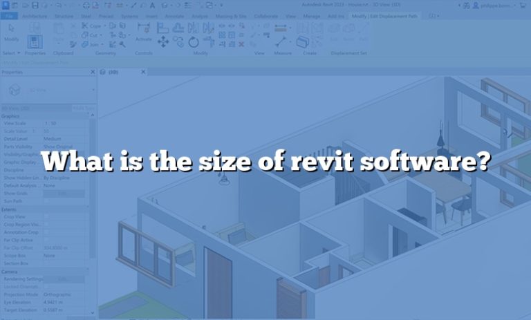 What is the size of revit software?