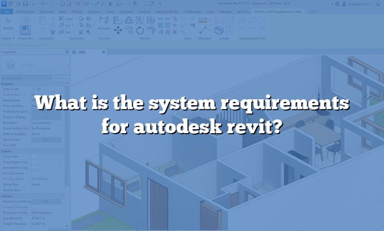 What is the system requirements for autodesk revit?