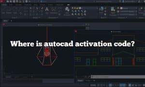 Where is autocad activation code?