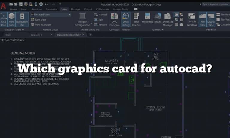 Which graphics card for autocad?