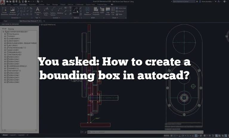 You asked: How to create a bounding box in autocad?