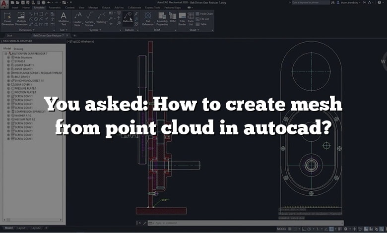 You asked: How to create mesh from point cloud in autocad?