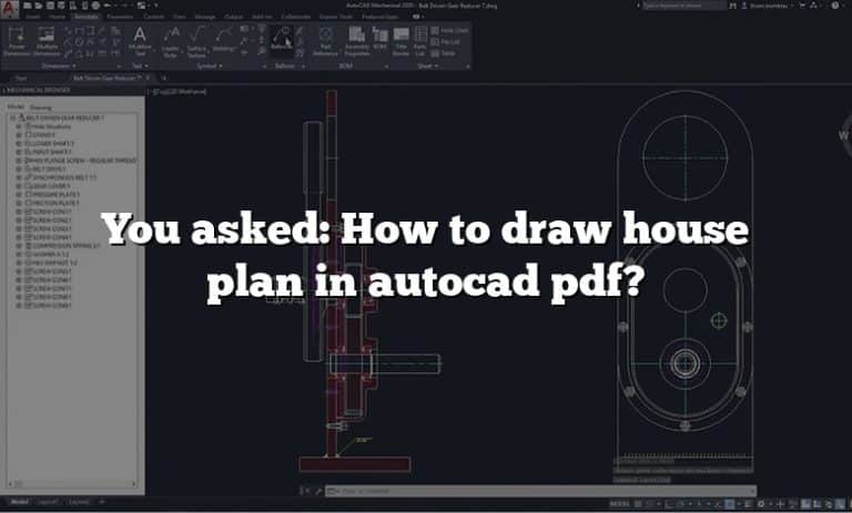 You asked: How to draw house plan in autocad pdf?