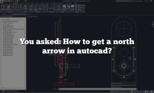 You asked: How to get a north arrow in autocad?