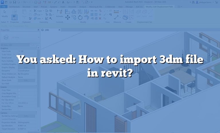 You asked: How to import 3dm file in revit?