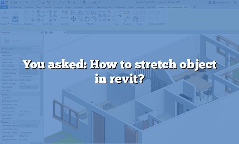 You asked: How to stretch object in revit?